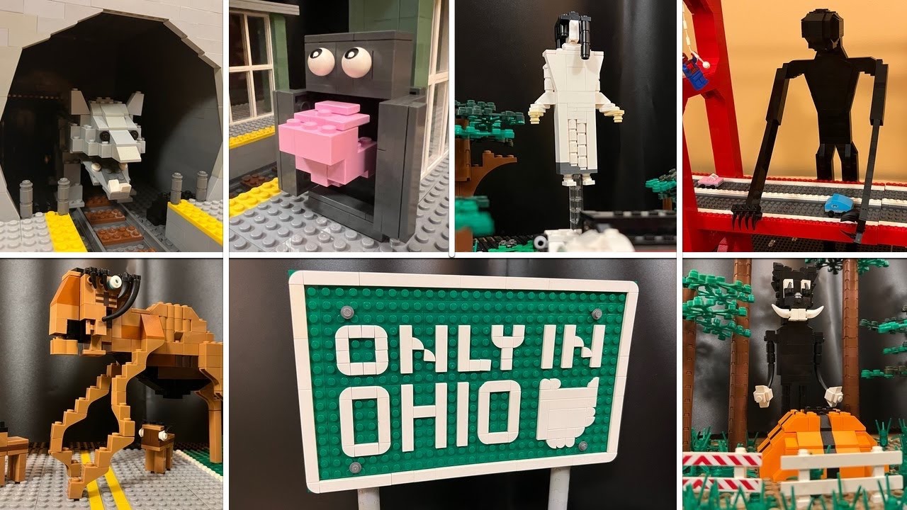 All LEGO ONLY IN OHIO creatures | Creepy Meme World! - YouTube