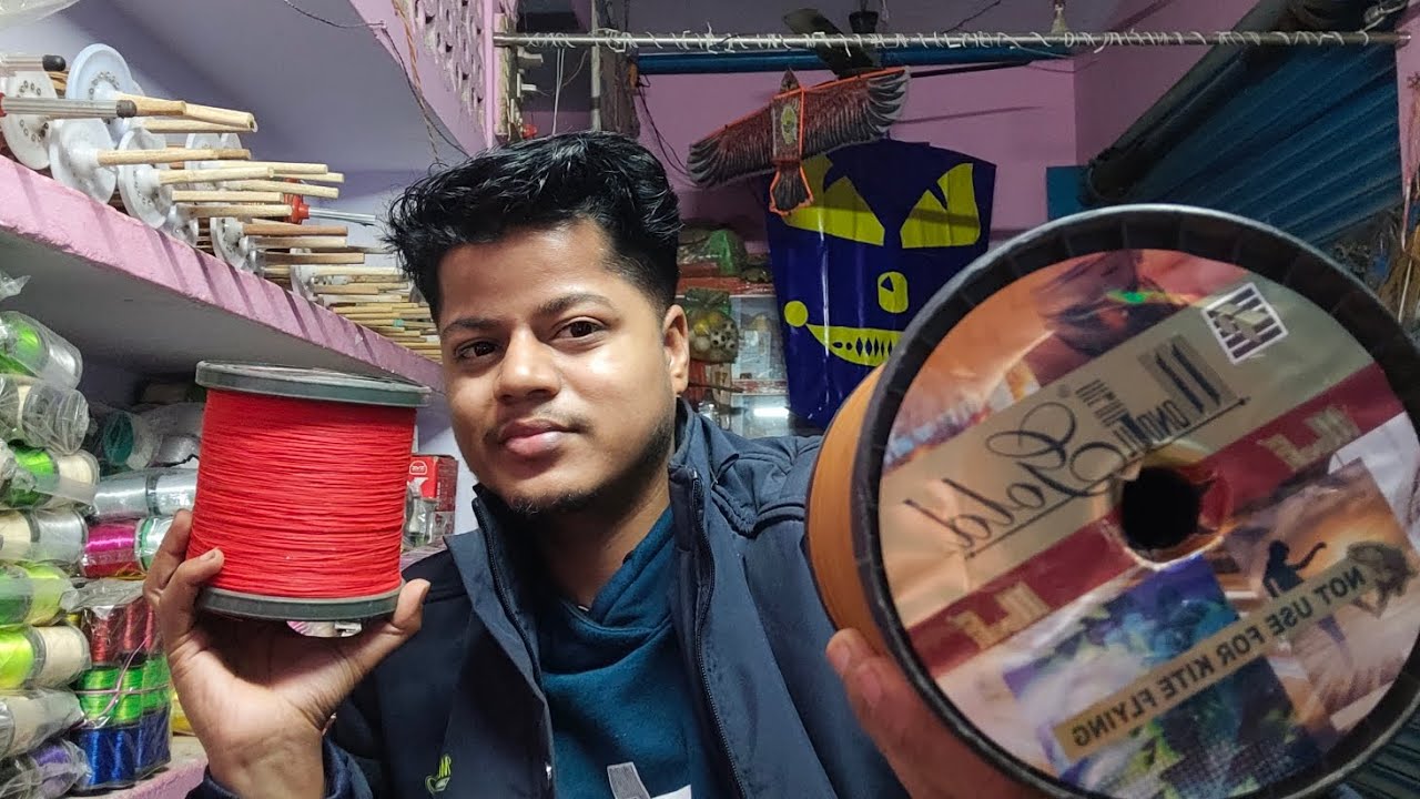 Monofil Gold manjha unboxing review🔥 ||Best manjha for kite flying ...