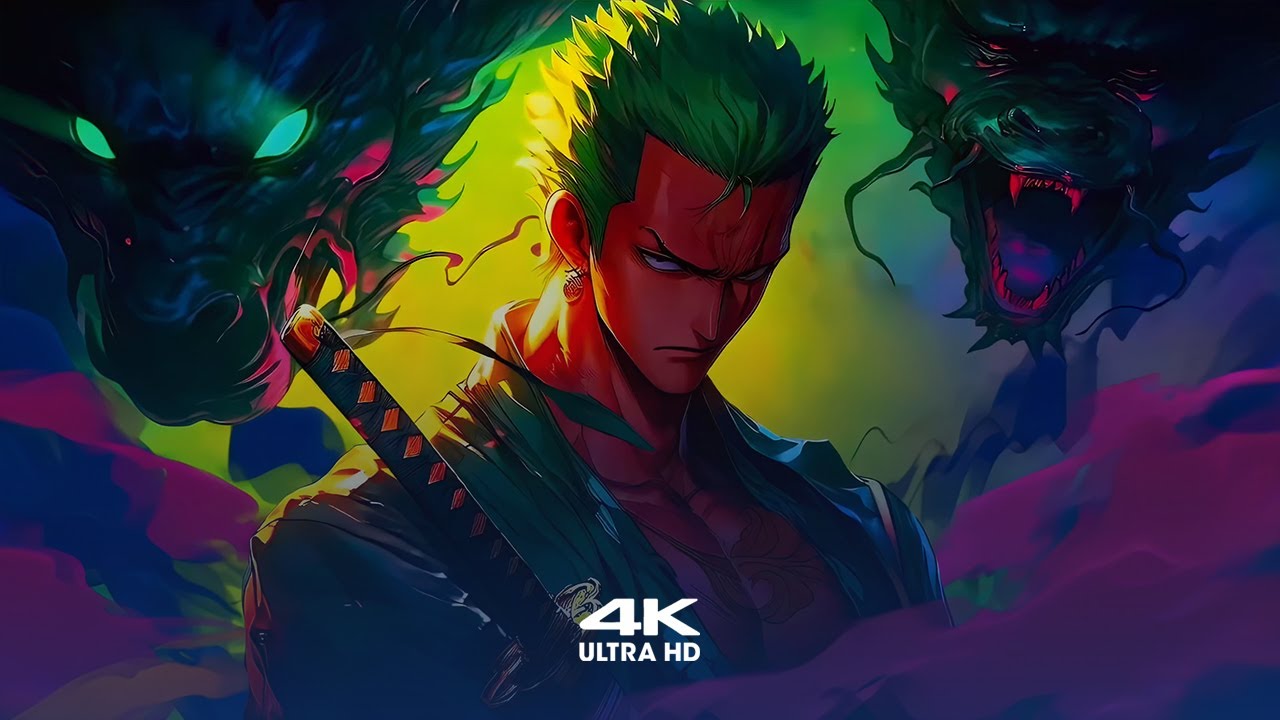 Roronoa Zoro 4K Live Wallpaper – Unleash the Power of the Swordsman! 🏴 ...