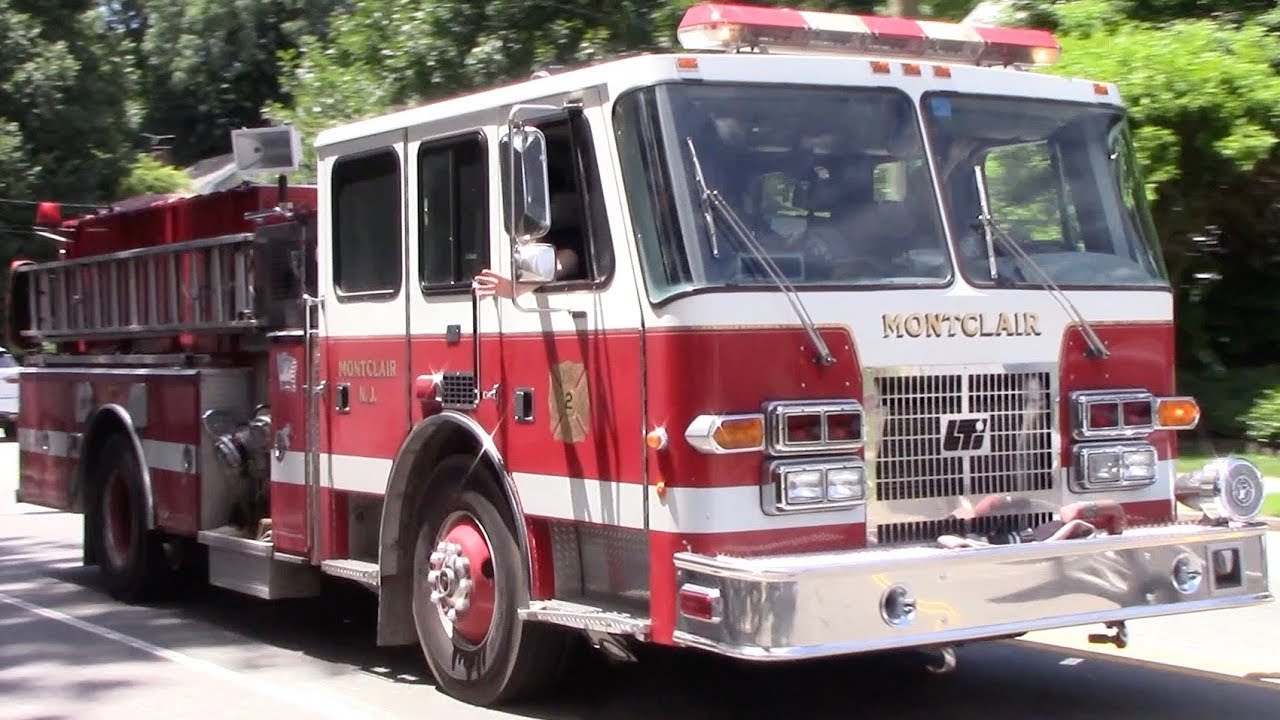 Montclair Fire Department Engine 2 Responding 6-19-18 - YouTube