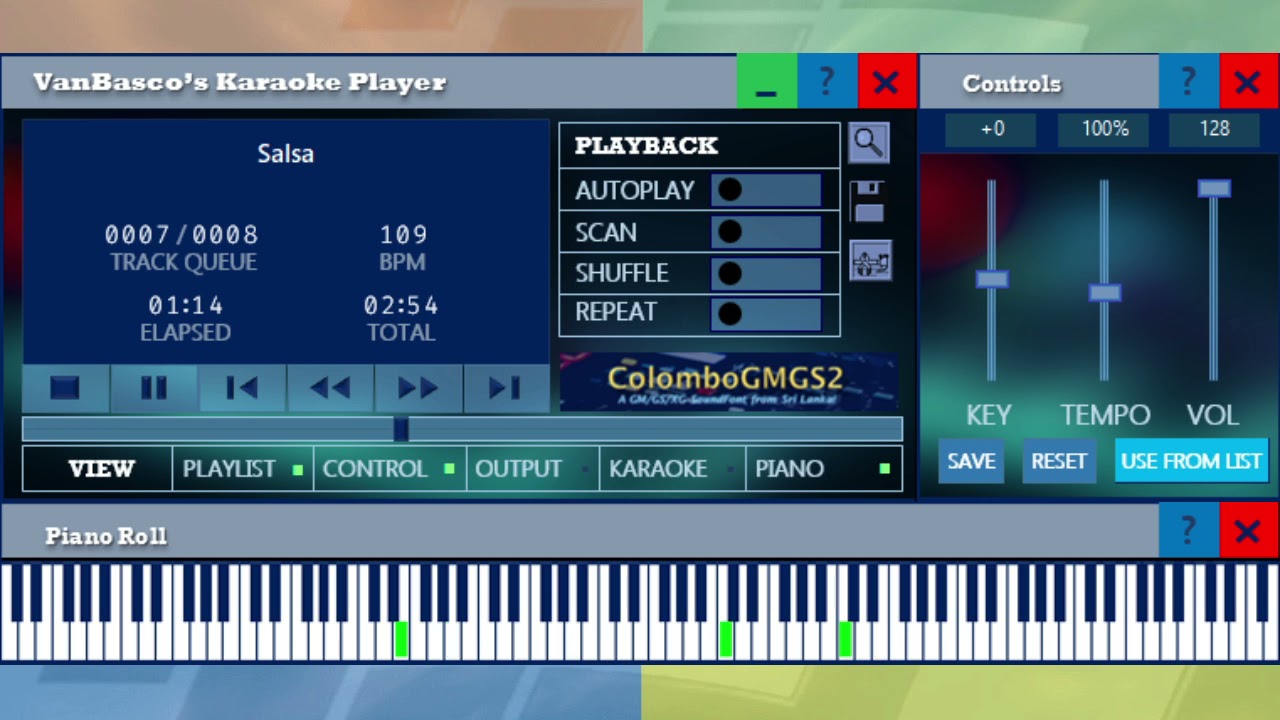 vanBasco's MIDI Player - Sample Playlist (7 of 8): Salsa - YouTube