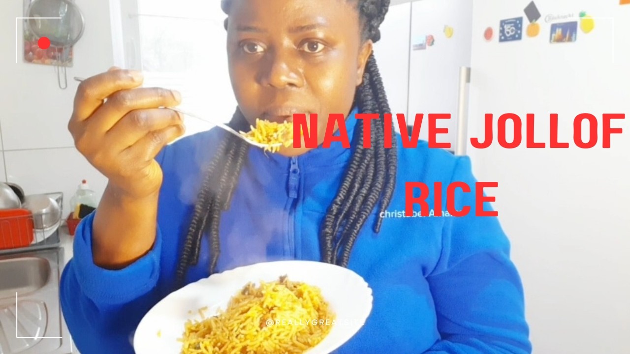 How to make Nigerian Native Jollof Rice (Palm Oil Rice) - YouTube