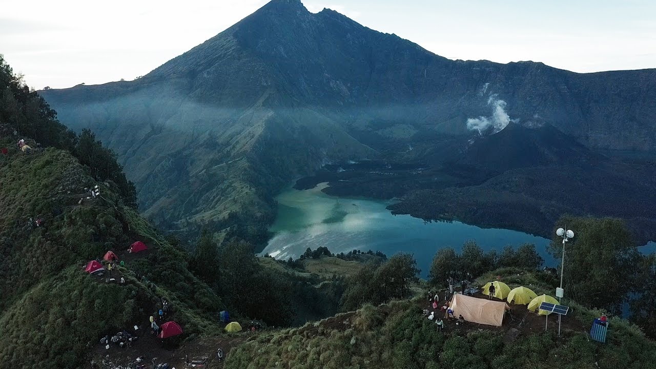 Postcard from Mt. Rinjani - DJI Mavic Pro - HD 1080p - YouTube