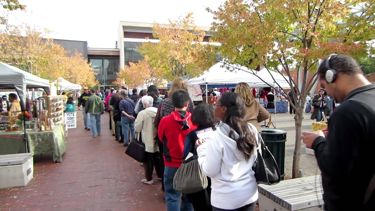 Early Voting in Silver Spring, Maryland - YouTube
