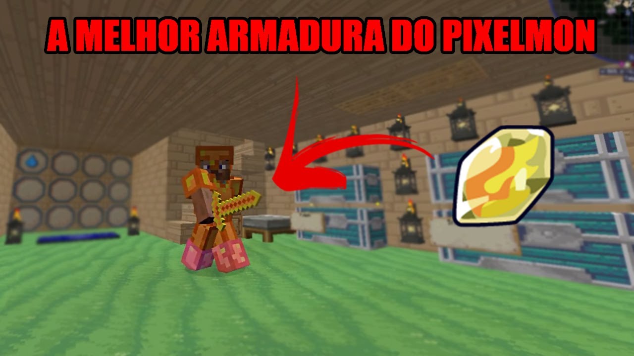 COMO FAZER A ARMADURA DE FIRE STONE NO MINECRAFT PIXELMON - EP 55 - YouTube