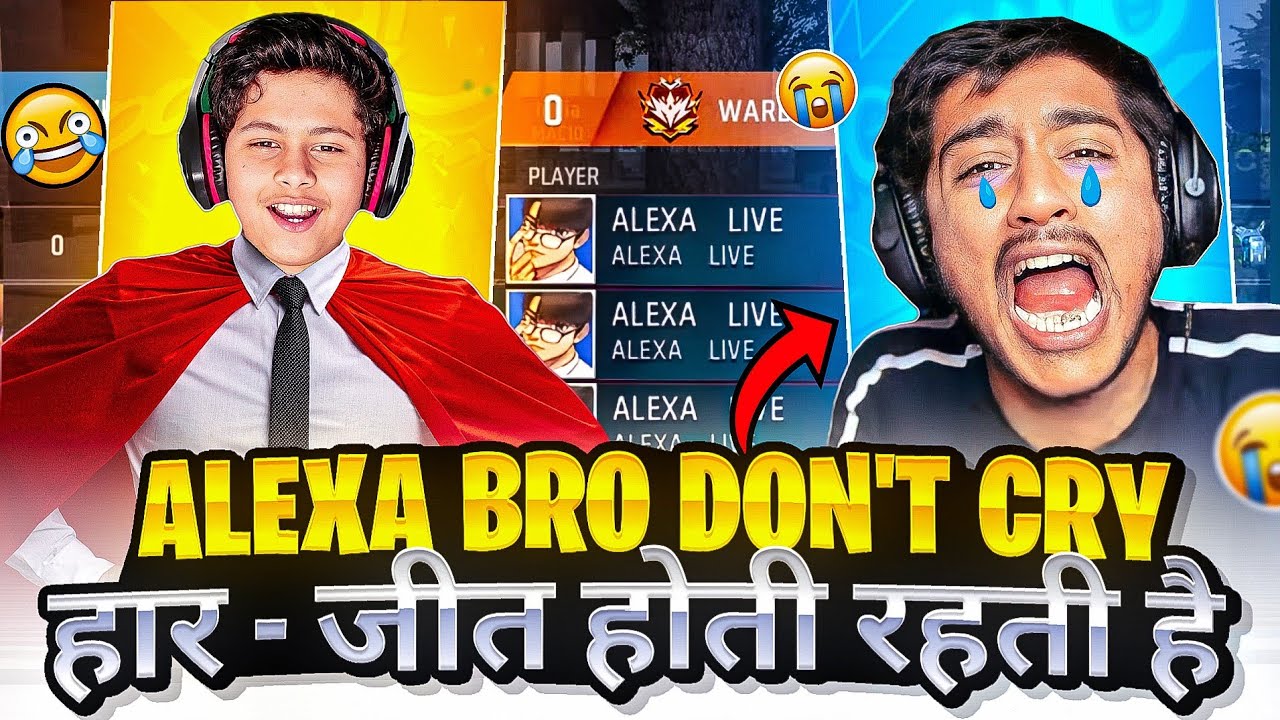Alexa Cry 😭 on LIve Stream after losing game 😂 - YouTube