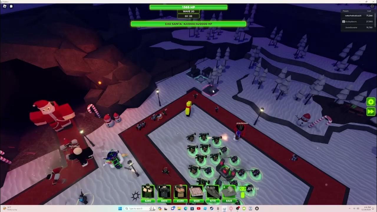 The Best Strategy In Roblox TDX Christmas mode - YouTube