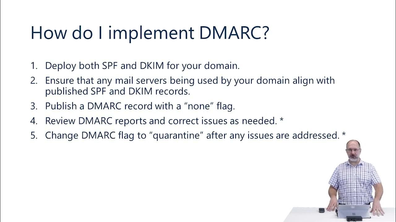 Implementing DMARC: An Overview - YouTube