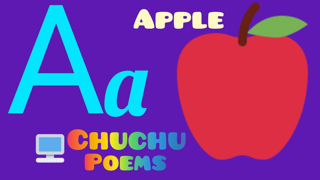 Phonics with Words - A For Apple - ABC Alphabet with Sounds & music for ...