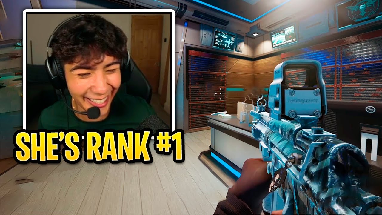 Spoit Plays Ranked with #1 FEMALE Champion in Rainbow Six Siege - YouTube