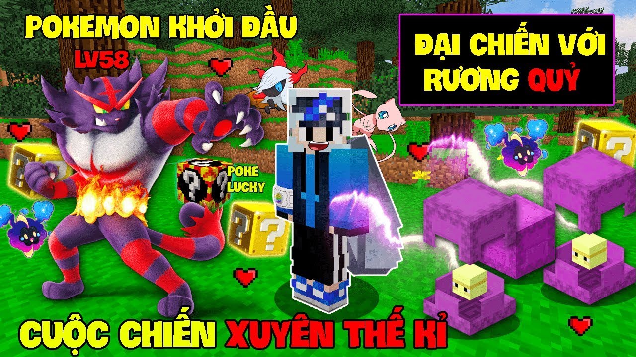 MINECRAFT PIXELMON (PHẦN 2) #9 | THU PHỤC POKEMON KHỞI ĐẦU INCINEROAR ...