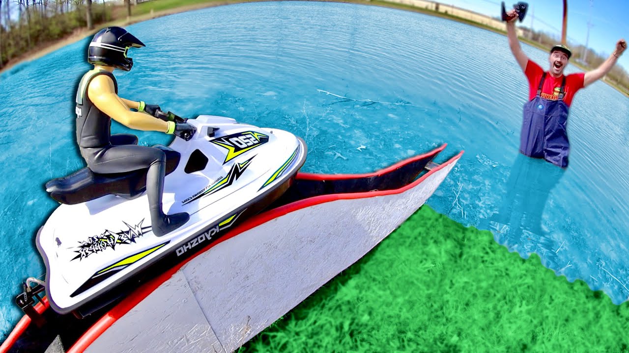I Built A Roller Coaster For My RC Jet Ski. - YouTube