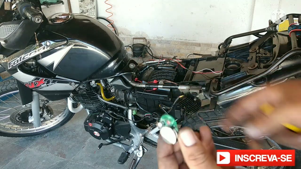 Falcon - Instalando Alarme New shock light - YouTube