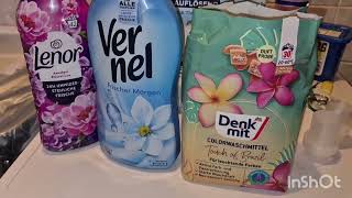 WASCHTAG FRÜHLINGS EDITION MIT VERNEL FRISCHER MORGEN & LENOR AMETHYST BLÜTENTRAUM #asmrvideo 