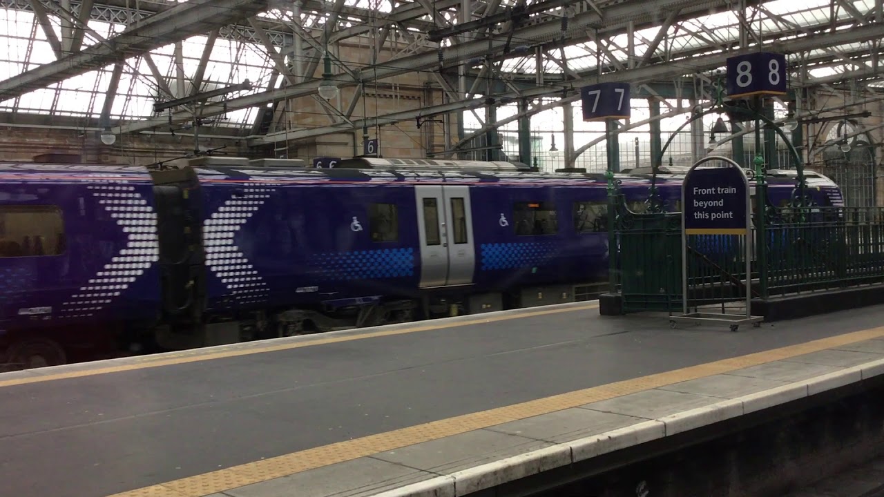 New Scotrail class 385 departing Glasgow Central High Level - YouTube