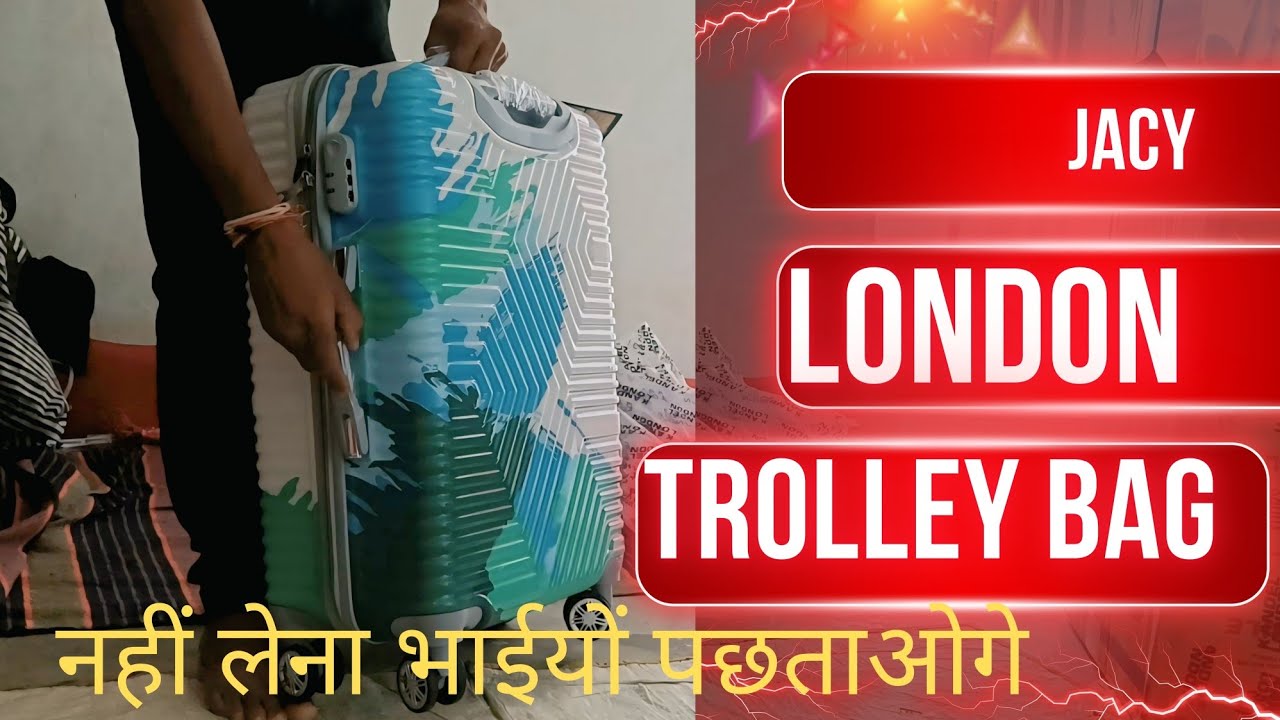 Jacy London Trolley bag।। 😳 बड़ा खुलासा।। खरीदना चाहिए या नहीं - YouTube