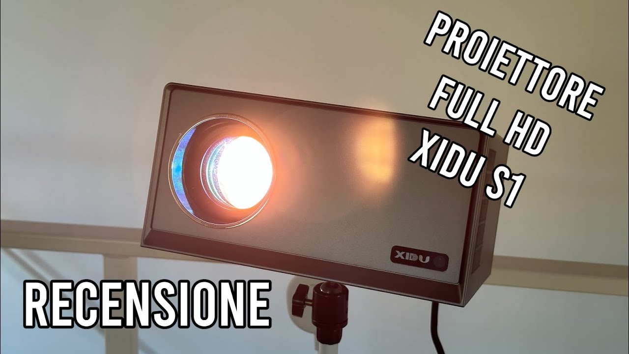 Recensione XIDU S1, videoproiettore FULL HD con Wi-Fi, BT e 550 ANSI ...
