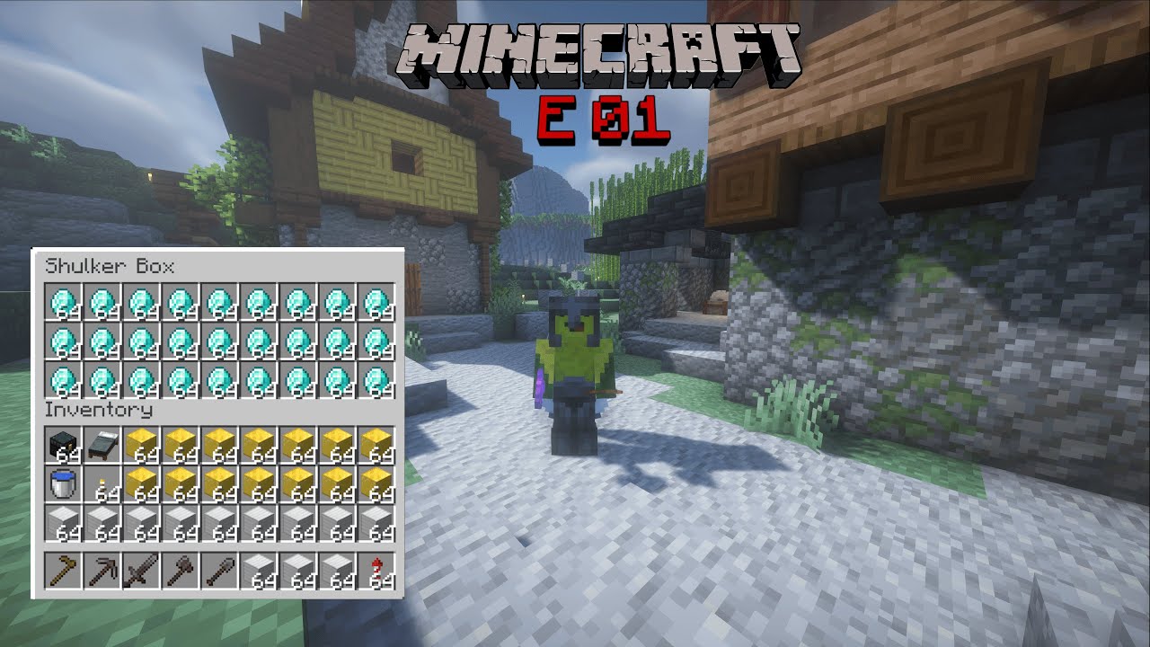 I did some mining off Camera in Survival Minecraft | E01 SMP - YouTube