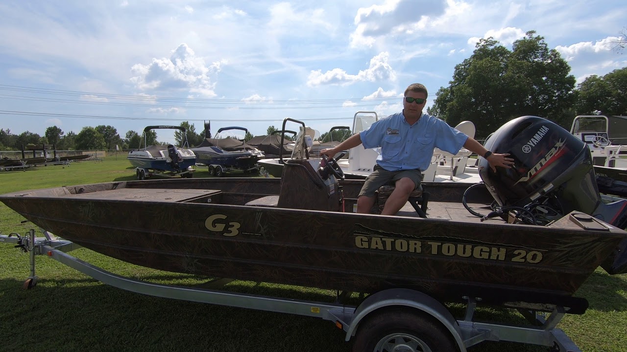 2019 CC Gator tough 20 ft 115 yamaha - YouTube