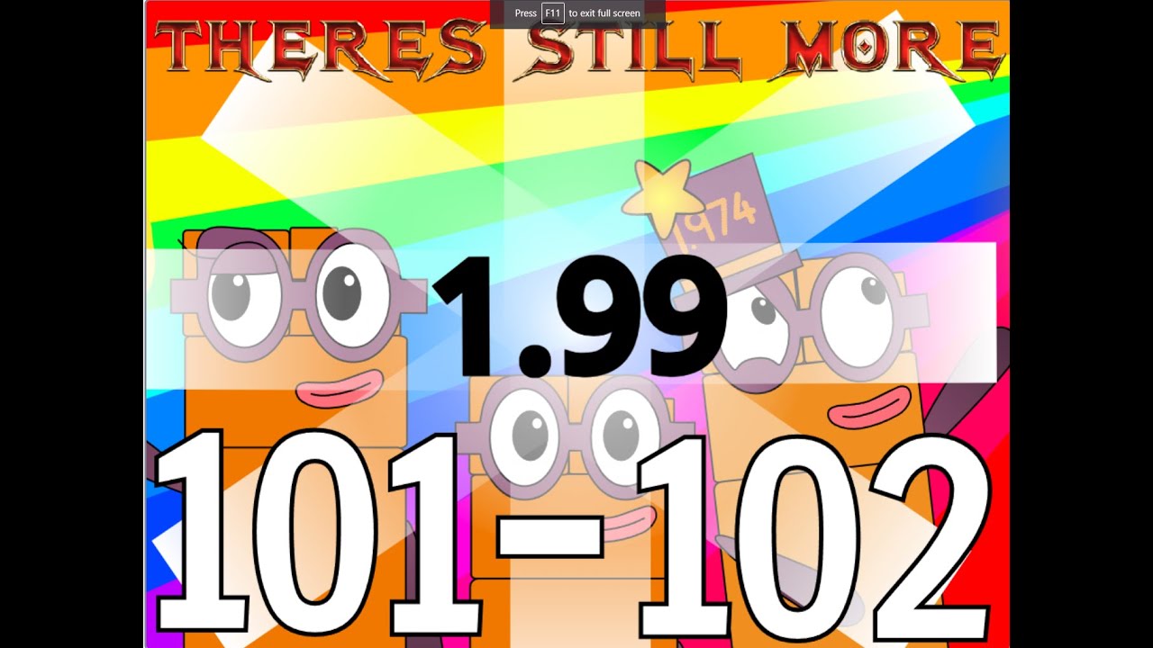 Numberblocks band 512ths 101 - 102 LEGACY EDITION (For @Khalish2023 ...