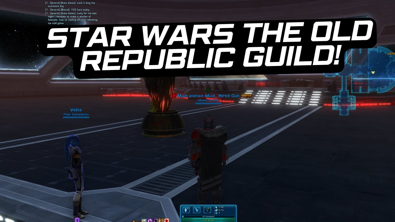 New Guild Ship Unlocked! Join Our Star Wars Old Republic Guild Today ...