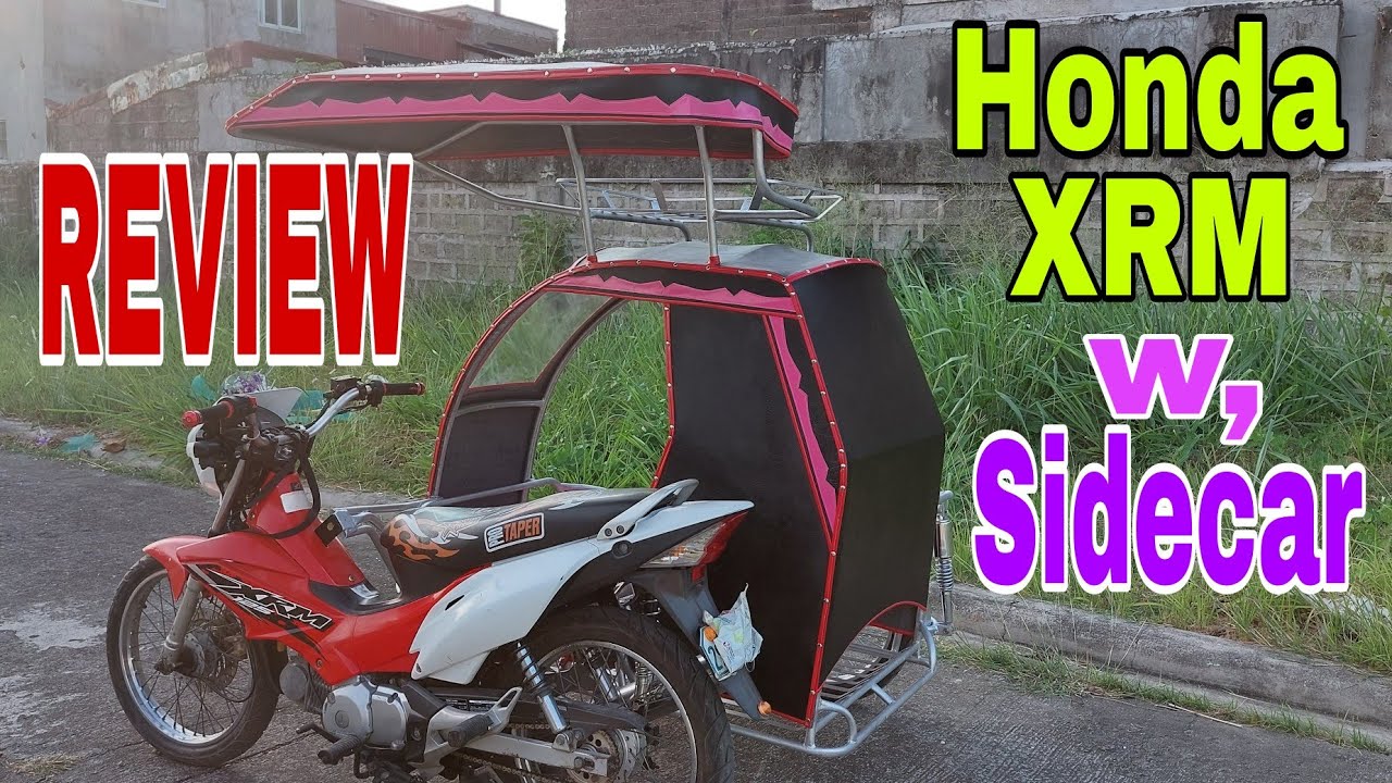 Review! Honda XRM with Lightweight but Durable Sidecar | By Orly ...