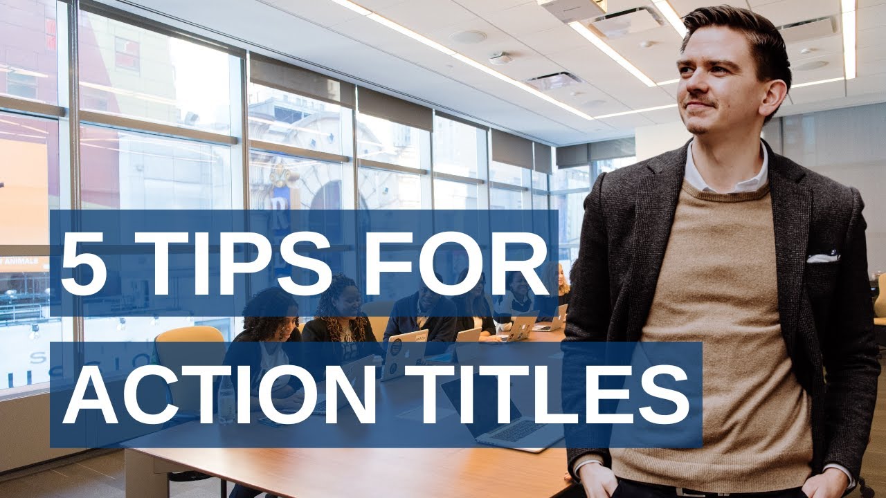 5 tips for great action titles in consulting! - YouTube
