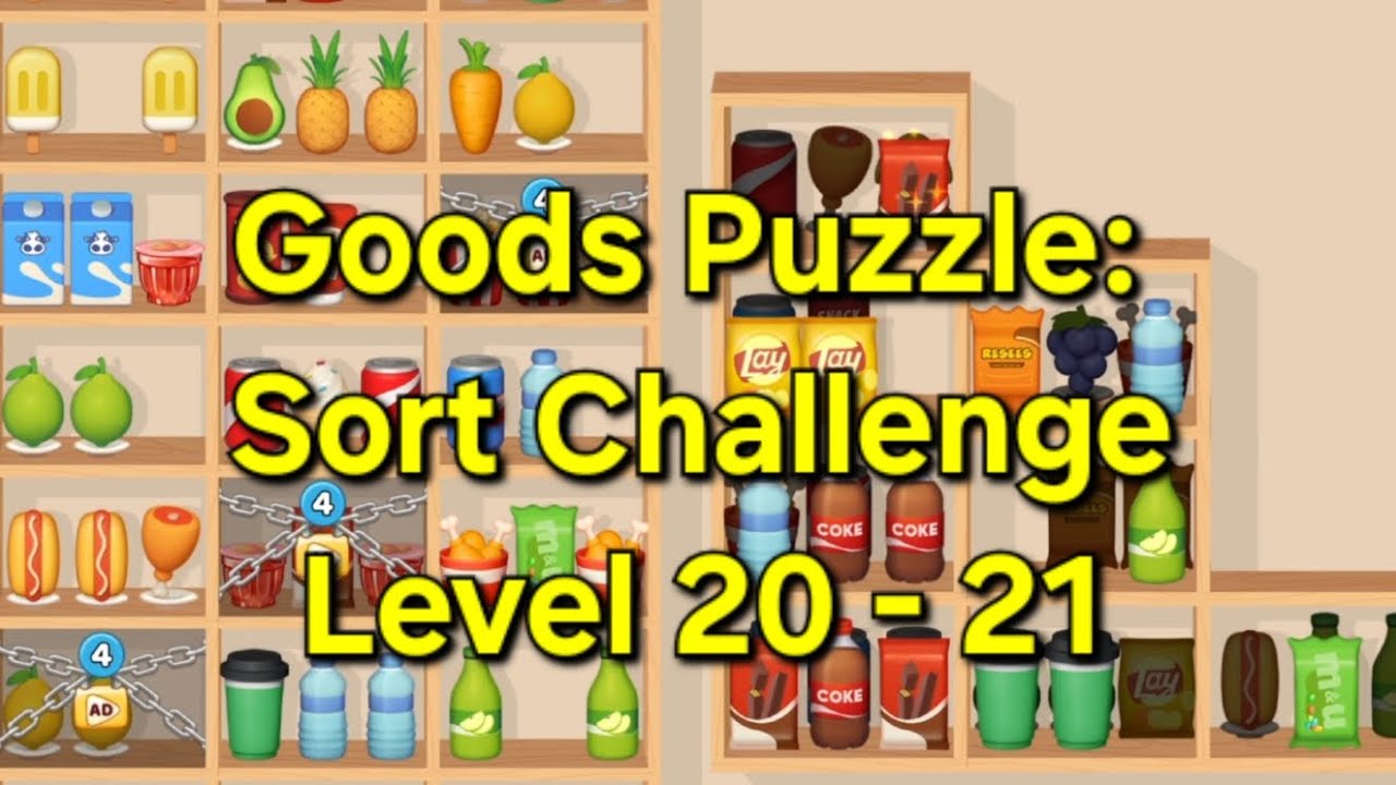 Goods Puzzle: Sort Challenge - Level 20 - 21 Goods Sorting - YouTube