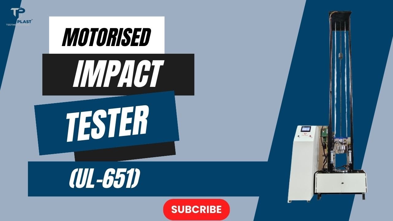 Motorised Impact Tester (Ul-651)- By Techplast Testing Machines - YouTube