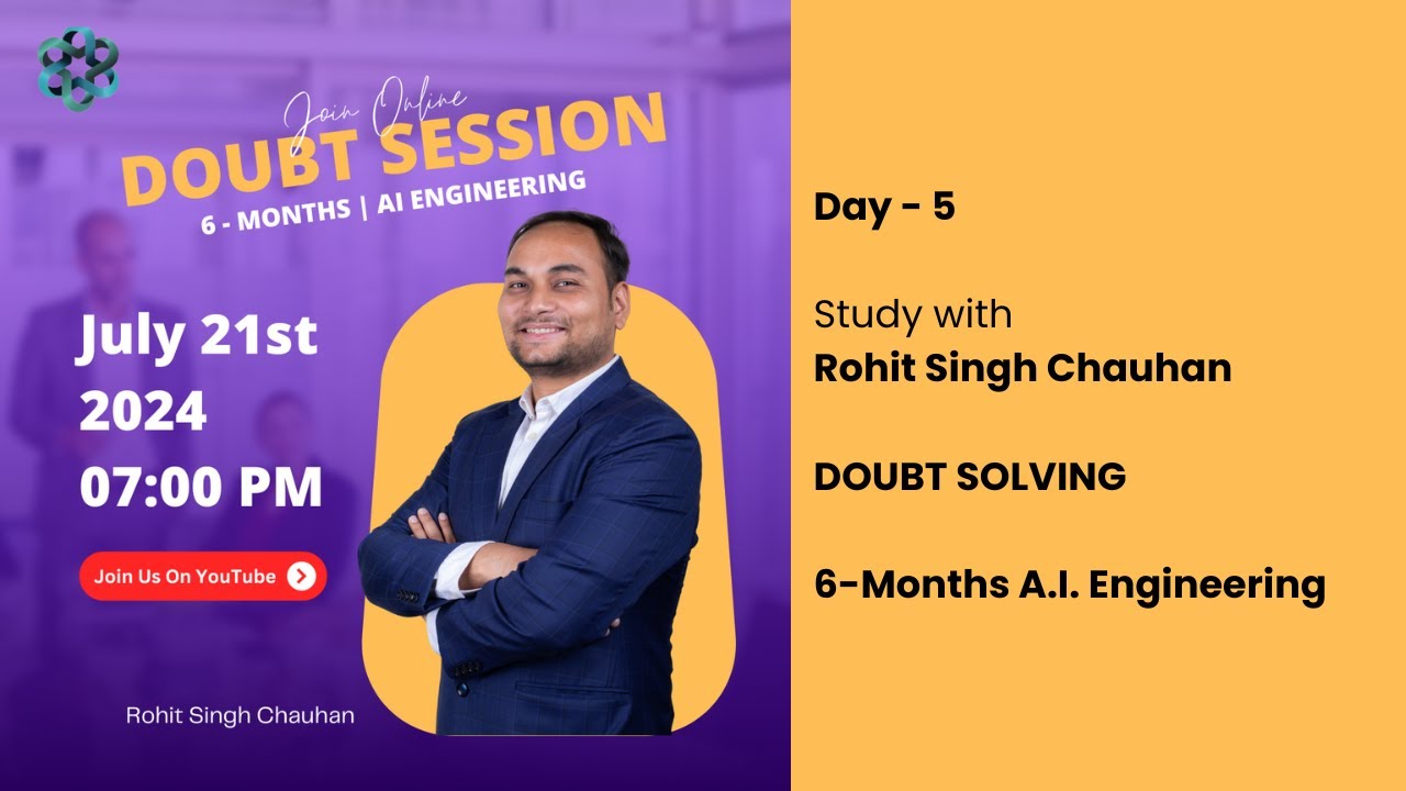 Study with me - 5 (Doubts session for vectors and matrices) - YouTube