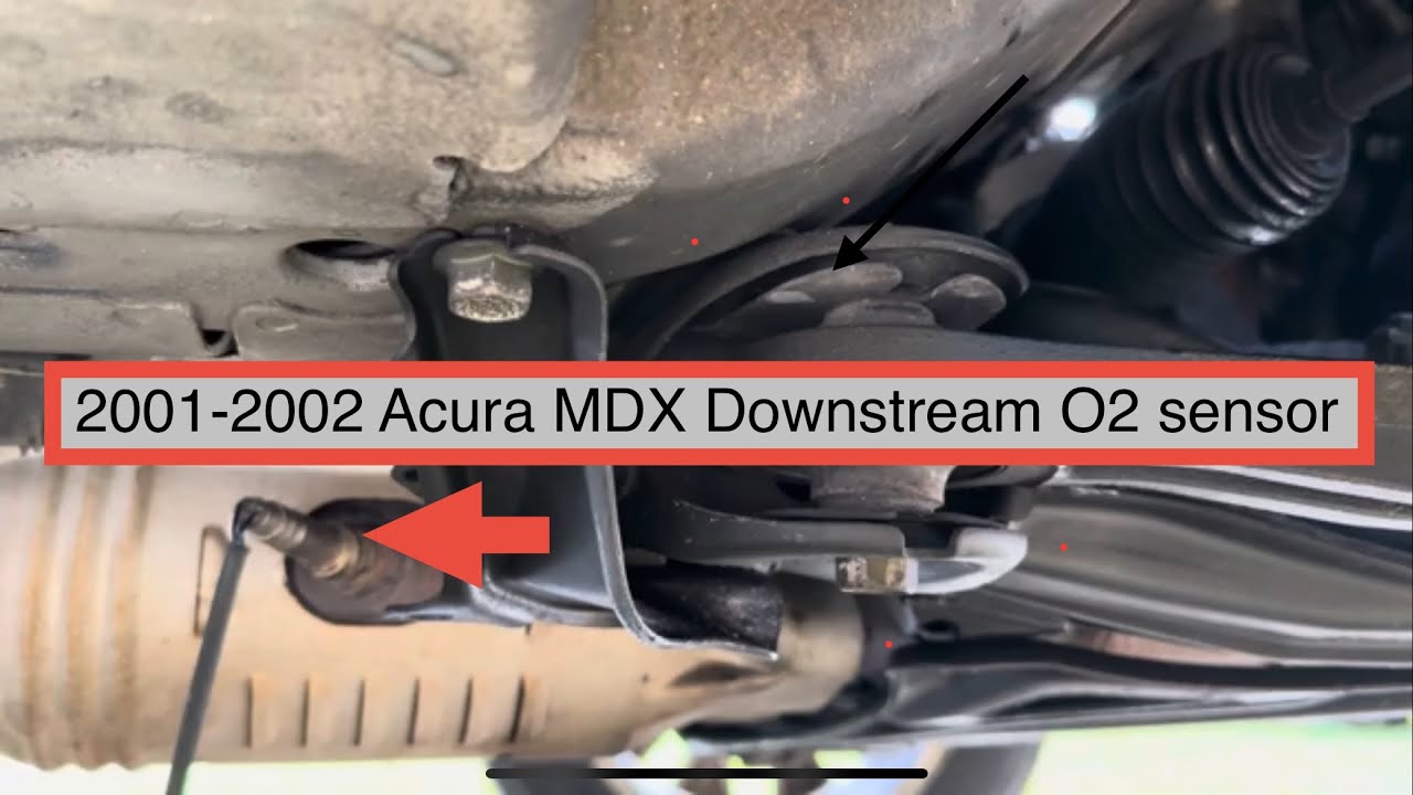 2001-2002 ACURA MDX O2 Downstream Oxygen Sensor Replacement - YouTube