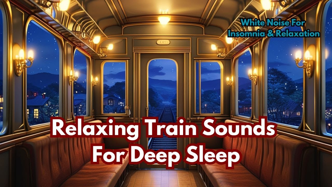 Relaxing Train Sounds for Deep Sleep | White Noise for Insomnia ...
