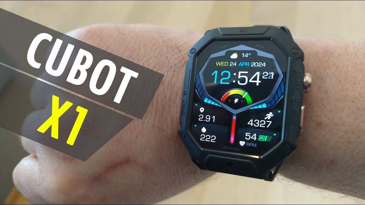 CUBOT X1 - Lo smartwatch RUGGED dall'autonomia INFINITA ed un super ...