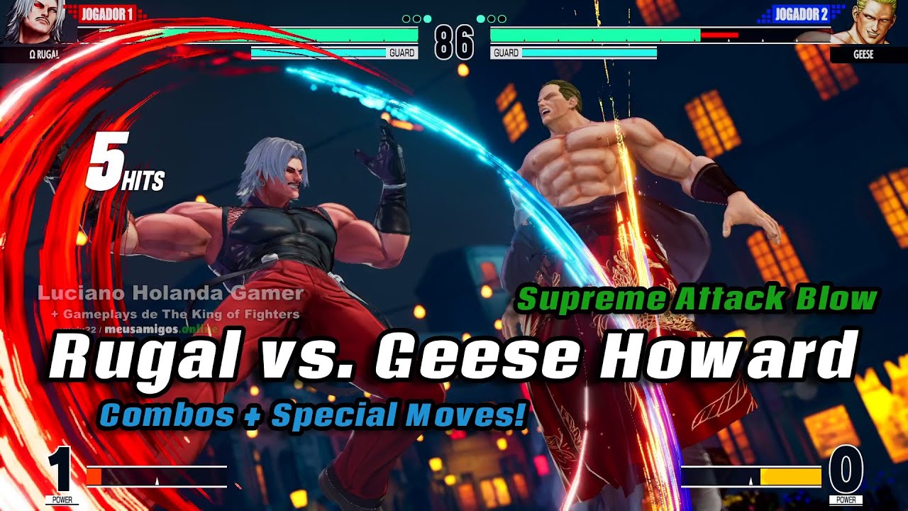 Rugal vs. Geese Howard na Provence Main Street [ Supreme Attack Blow ...