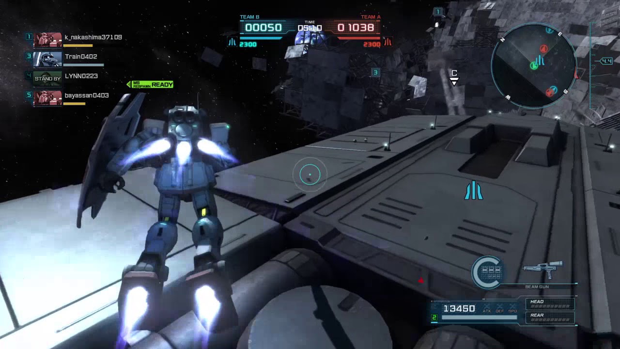 Gundam Battle Operation 2: RGM-79GS GM Command Space Type - YouTube