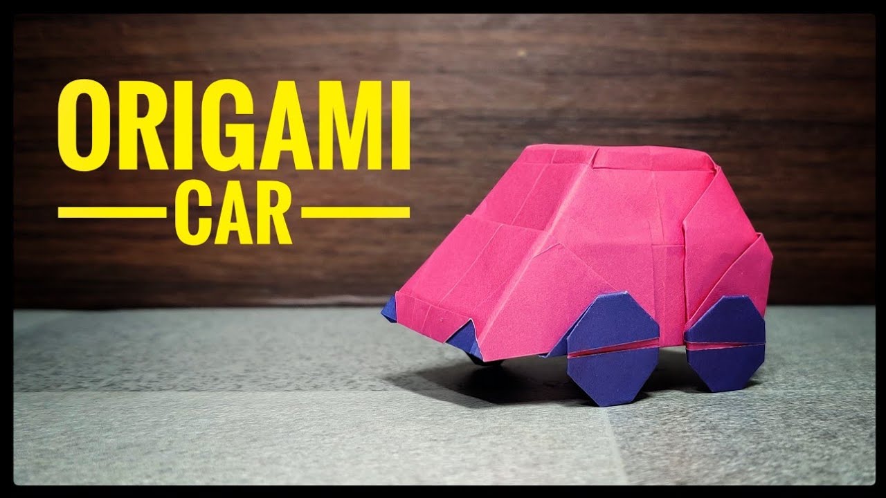 Origami Car | Origami toys | Origami tutorial | Paper craft - YouTube
