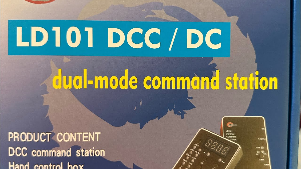 DMG dual command station dc/dcc controller review - YouTube