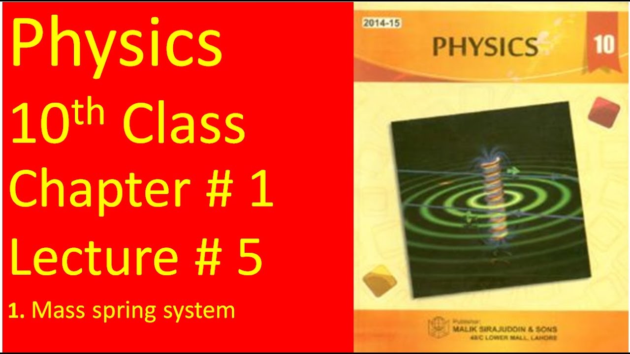 Physics 10th class chapter # 1 Lecture # 5 | Vibratory motion and SHM ...