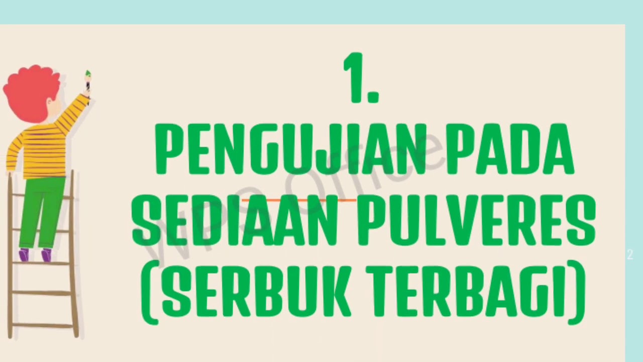 Pembahasan Soal Pengujian Keseragaman Bobot sediaan Pulveres - YouTube