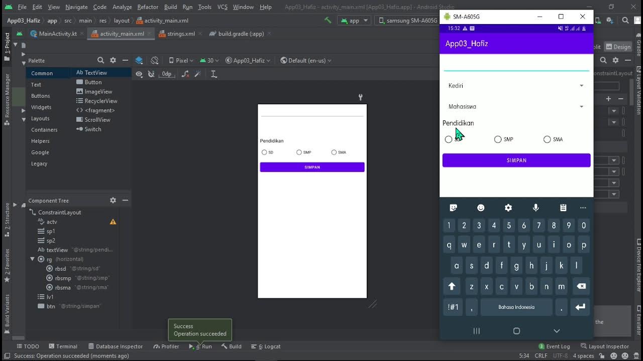Pemrograman Mobile Autocompletetextview Spinner Listview Youtube
