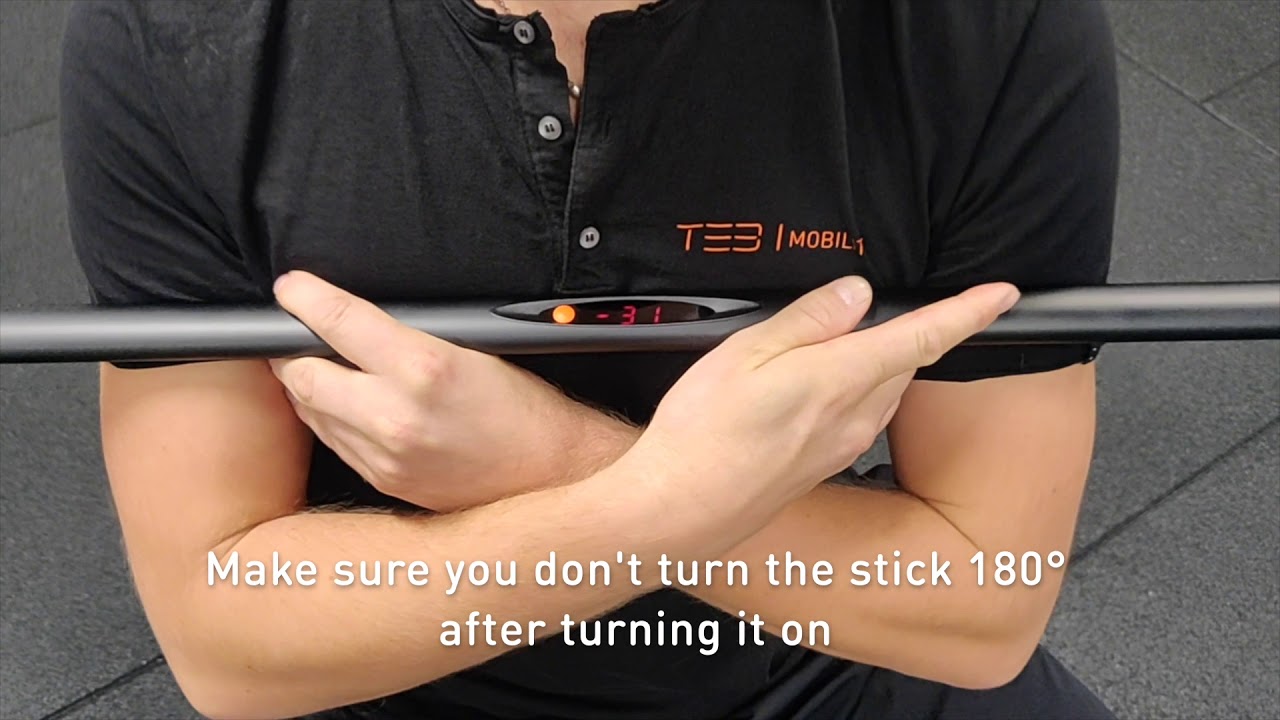 Measuring real-time angle rotation with TE3 Mobility Stick - YouTube