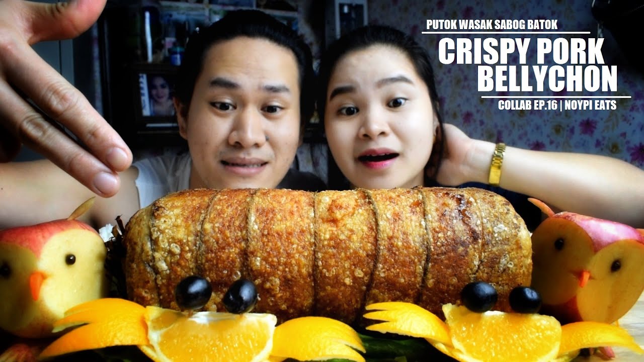 SUPER CRISPY PORK BELLY (BELLYCHON) MUKBANG | COLLAB EP.16 ...