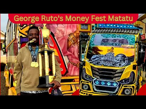 Ruto's Son, George with His Money Fest Matatu - YouTube