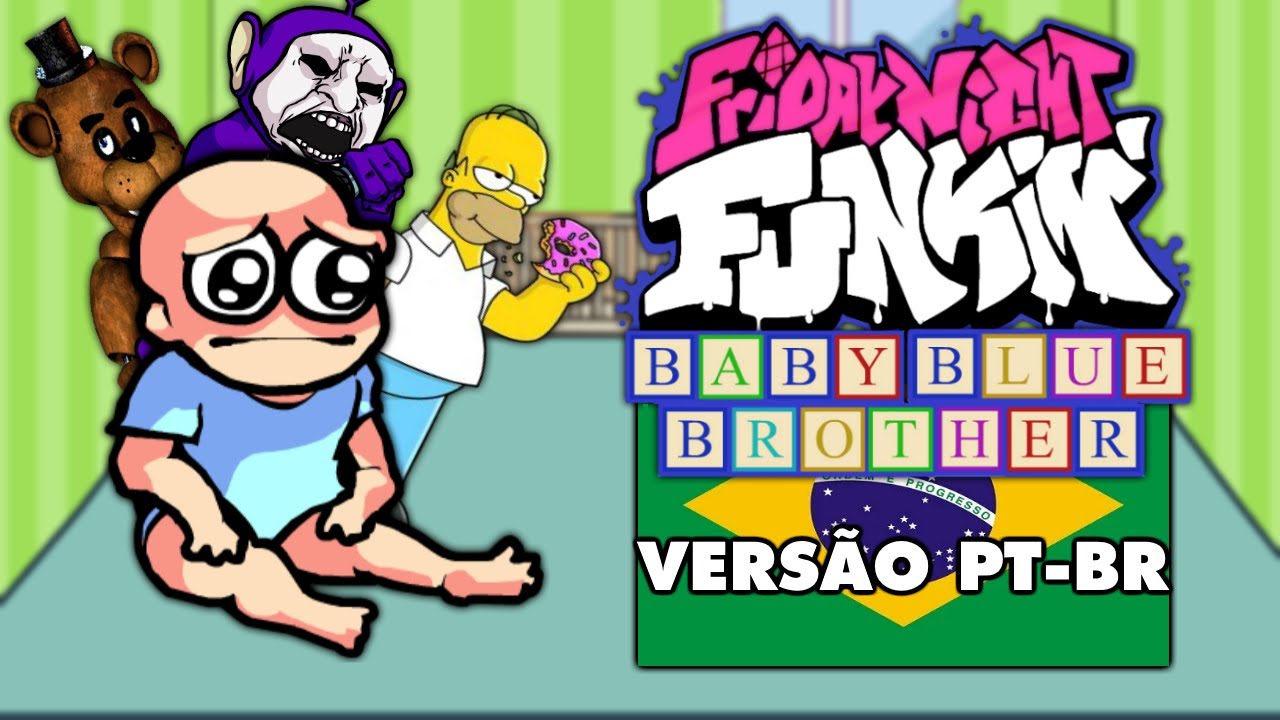 Friday Night Funkin' - V.S. Baby Blue Brother [SEMANA COMPLETA ...