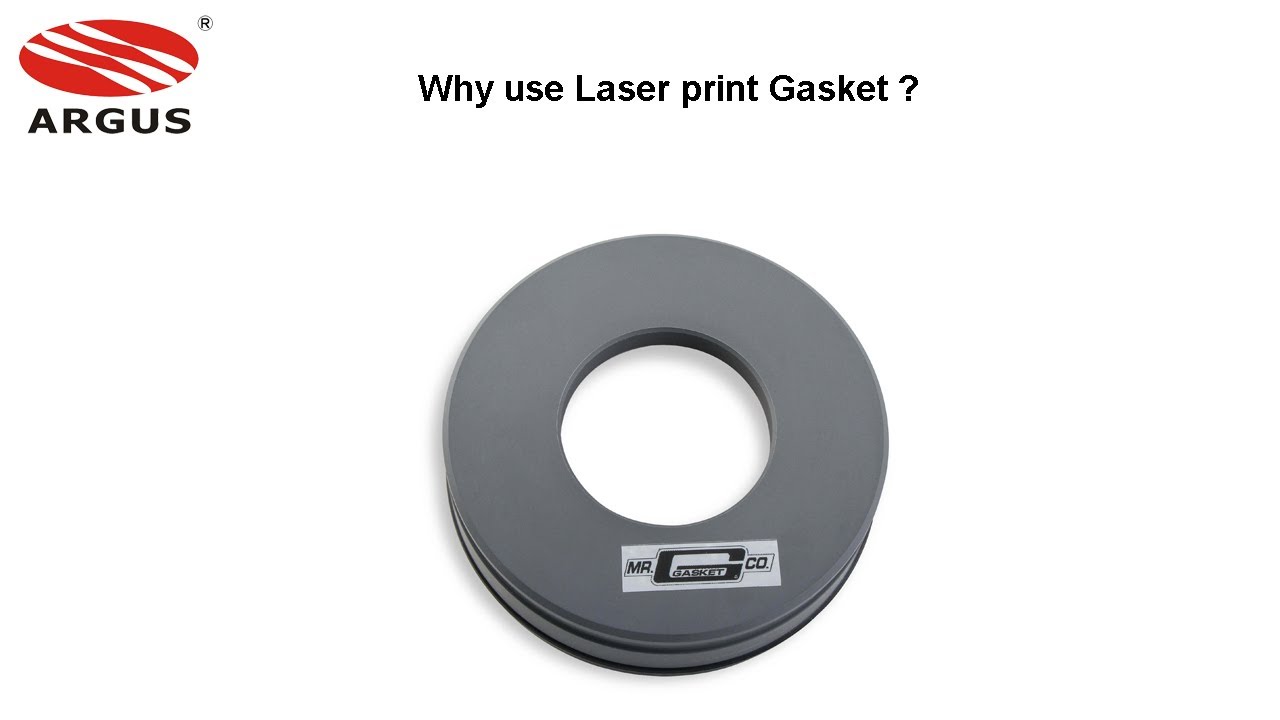 Argus Fiber laser Print Gasket for automotors - YouTube