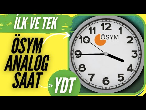 REKLAMSIZ - YDT SÜRE SAYACI  (ANALOG) - #YKS - İLK ve TEK