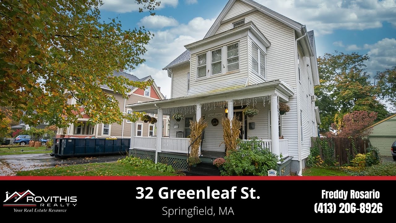32 Greenleaf St. Springfield MA 01108 - YouTube