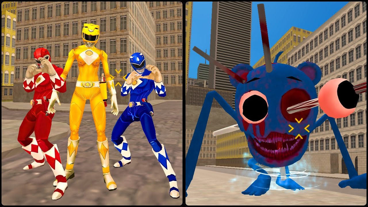 MONSTERS BATTLE POWER RANGERS VS TOSCA SPRUNKI ZOMBIE (Garry’s Mod ...