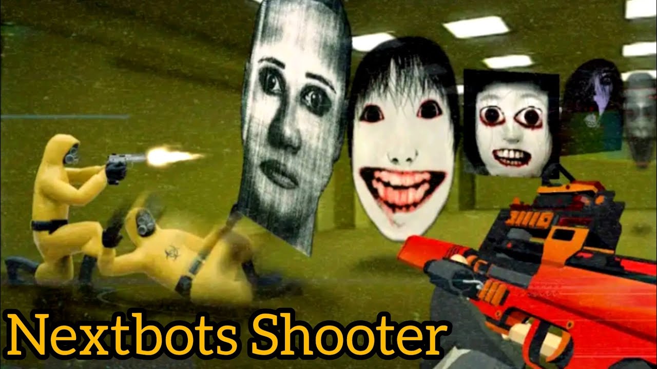 Nextbots Shooter in Backrooms: Shooter Obunga Gameplay Walkthrough ...