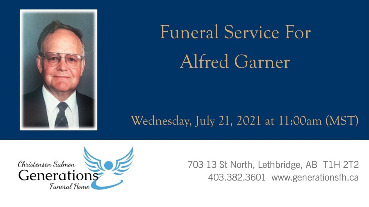 Funeral Service for Alfred Garner - YouTube